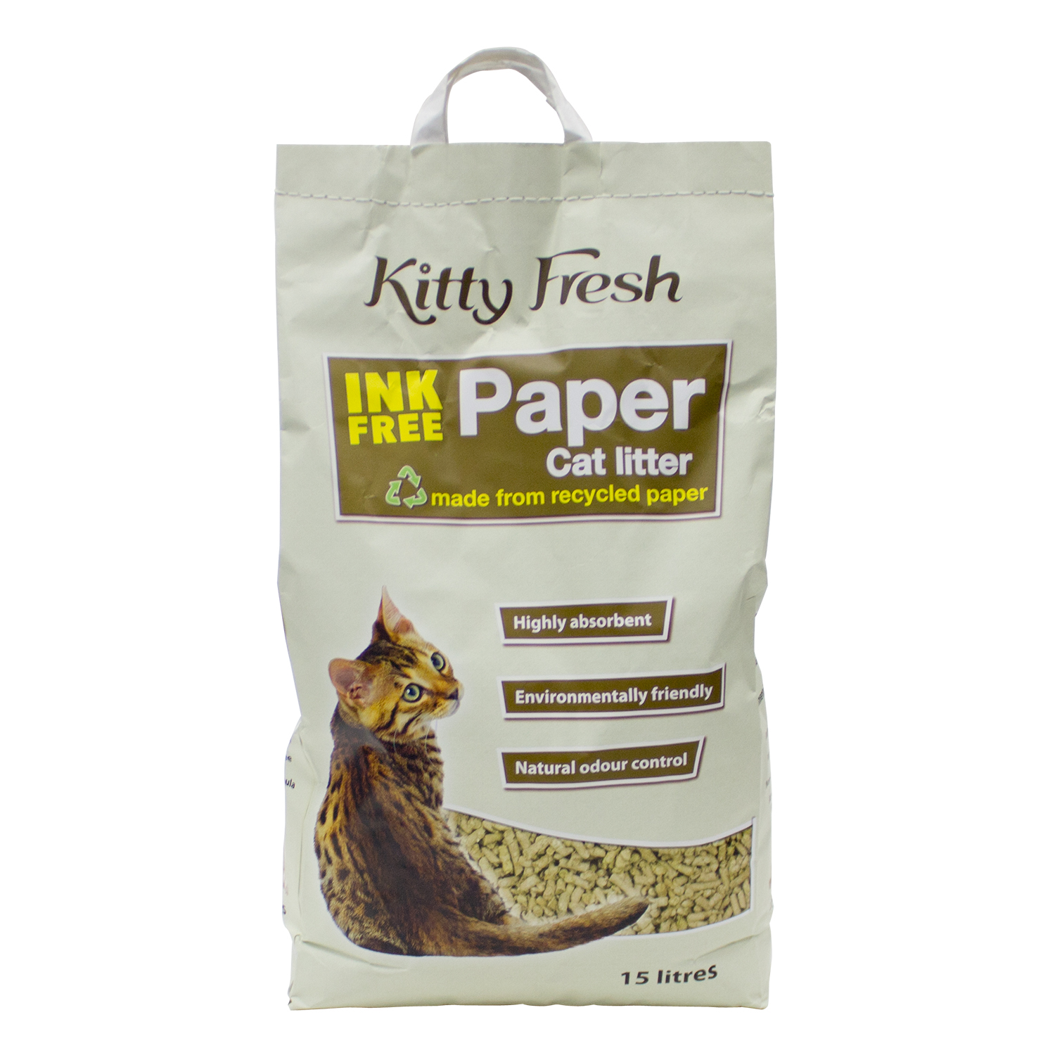 Kitty Fresh Papper Litter 15L - Pets Warehouse