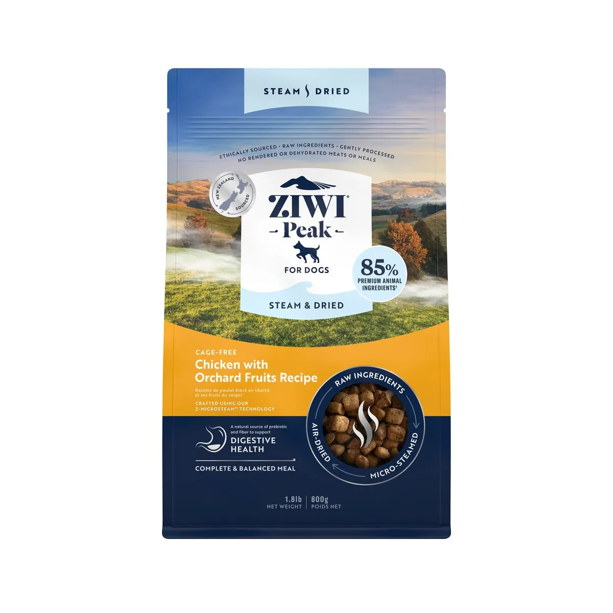 Ziwi Peak Steam & Dried Cat Food Chicken 800g - Pets Warehouse