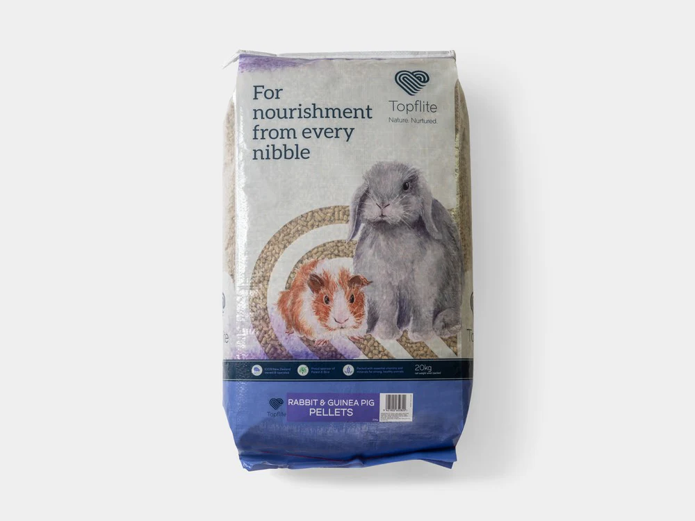 Topflite Rabbit & Guinea Pig Pellets 20kg - Pets Warehouse